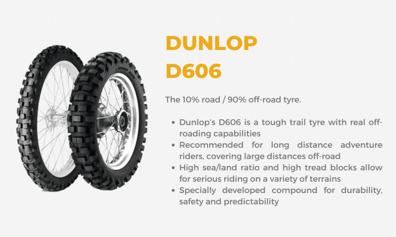 Dunlop D606 - Moto Trekkin